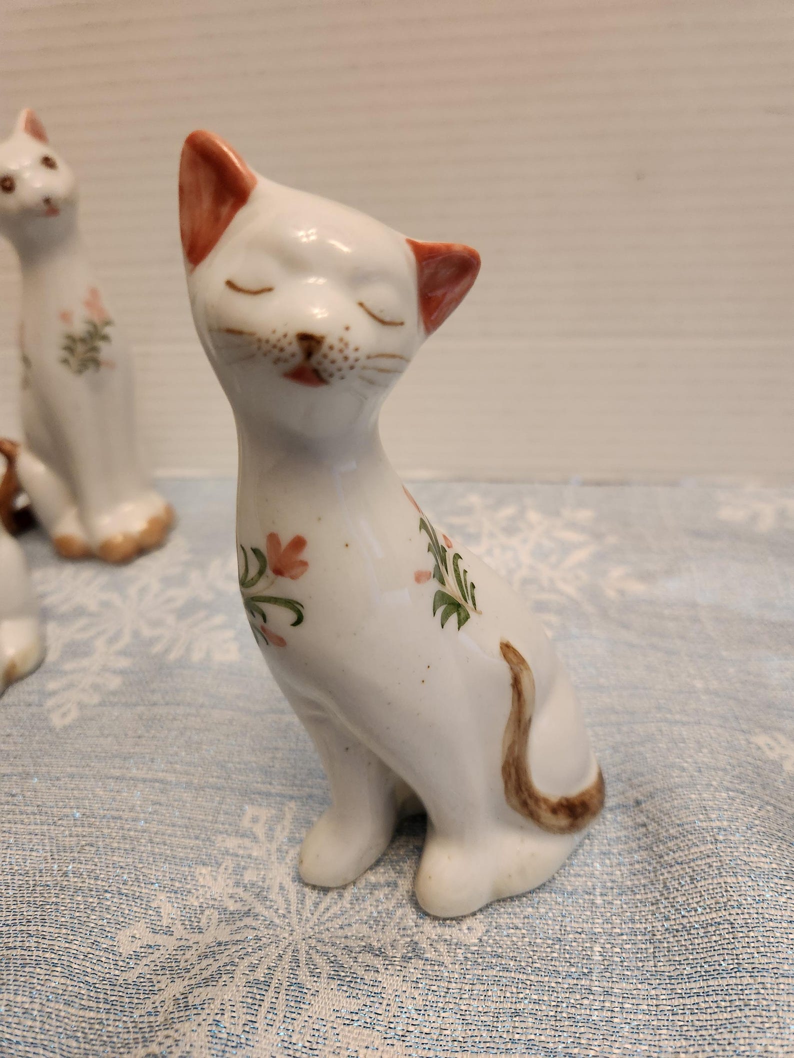 Siamese Porcelain Cats Andrea by Sadek, Unmarked Made in Thailand - Etsy