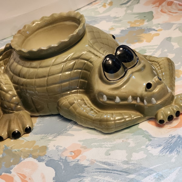 Alligator Planter - Etsy
