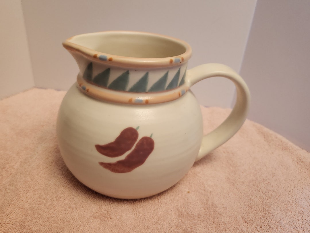 Pitcher Treasure Craft TAOS USA Southwest California Ceramic Pottery ...