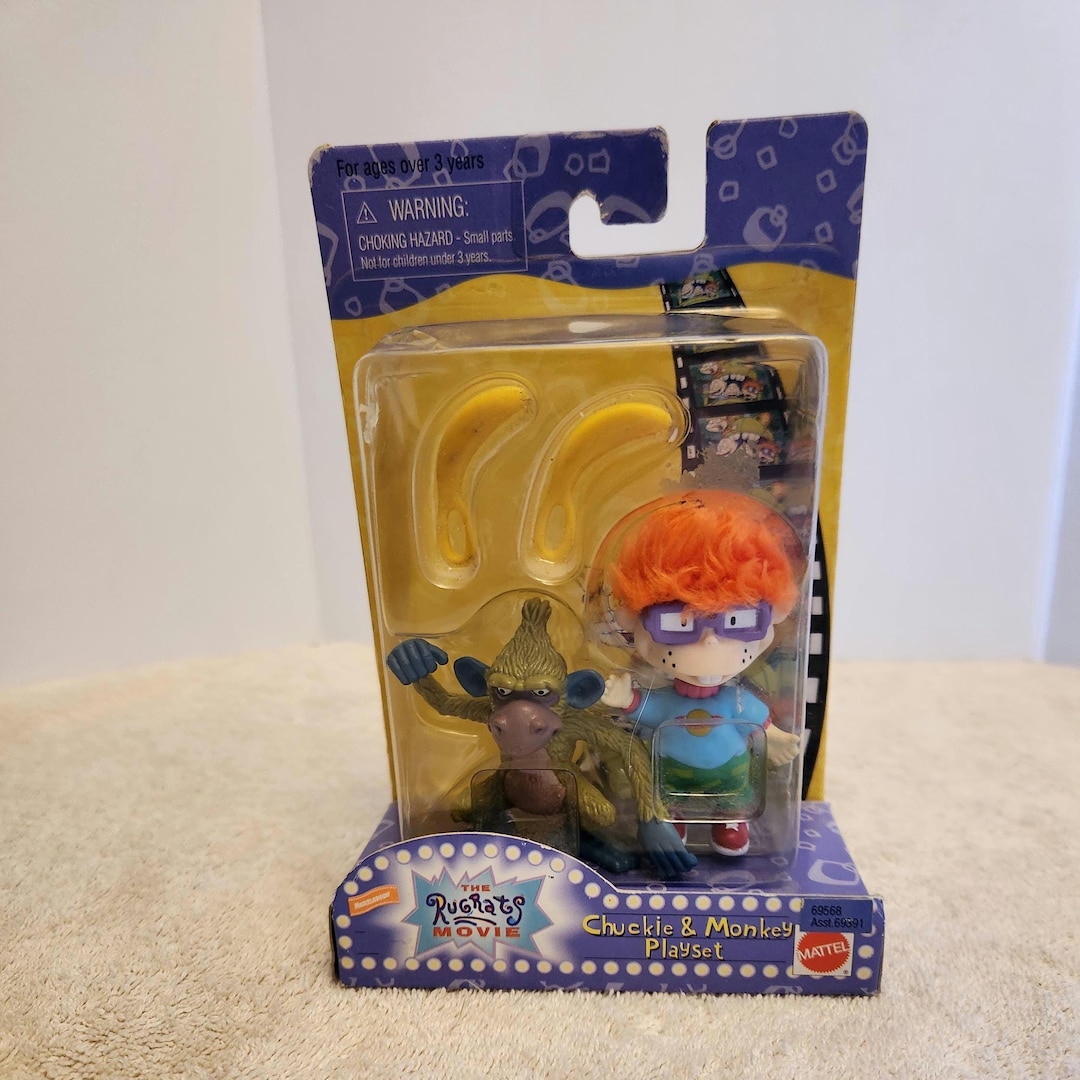 Rugrats the Movie Chucky Finster and Circus Carli Monkey Playset - Etsy
