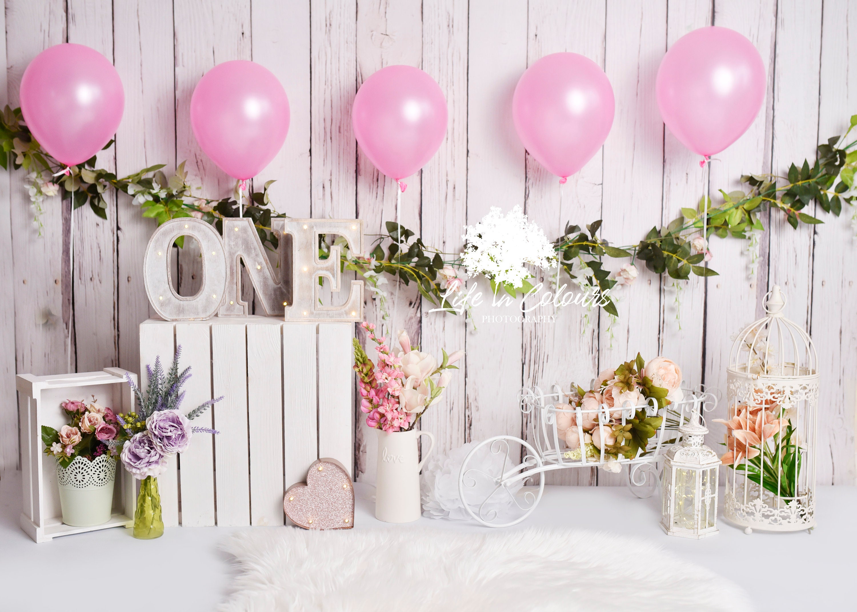 Photography Digital Backdrop Backgroun Cake Smash First | Etsy