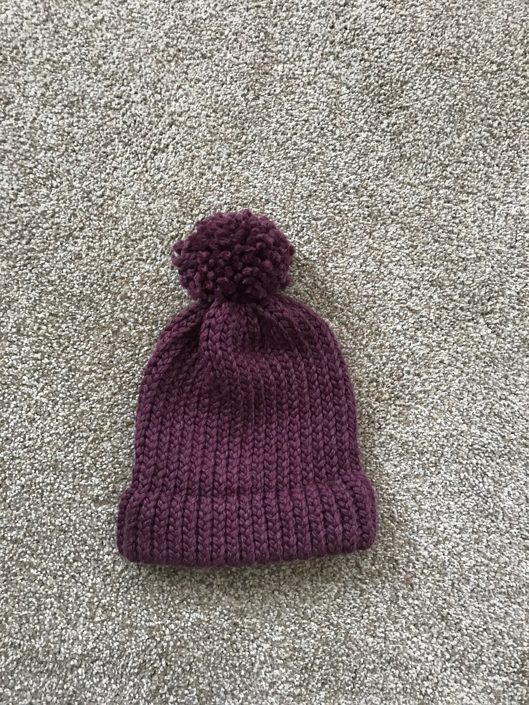 Maroon Winter Hat - Etsy