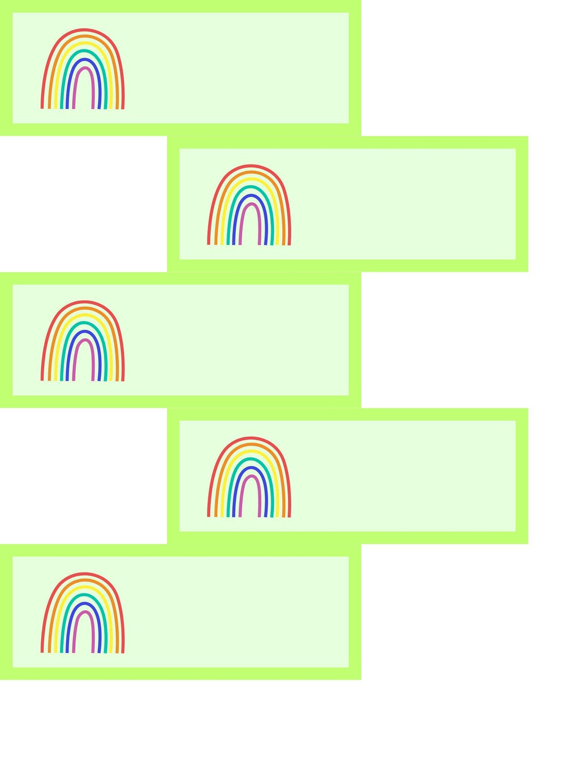 Colorful Birthday Board, With Name and Date Labels - Etsy