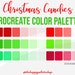 Christmas Procreate Color Palette | iPad Lettering | Digital Art Colors ...