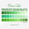 Zombie Halloween Color Palette With Hex Codes & Rgb Codes, Procreate ...