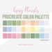 Trendy Procreate Color Palette | iPad Procreate Digital Art & Lettering ...