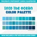 Blue Color Palette, Hex Codes, Rgb Codes, Procreate Swatches, Photoshop ...