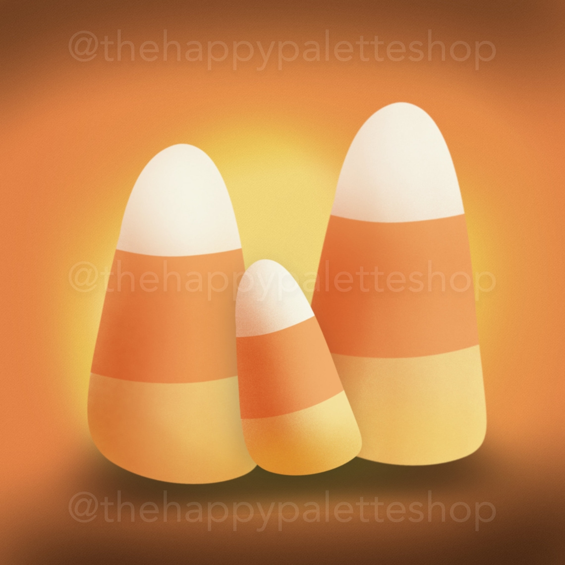Candycorn Procreate Palette | Lettering | Digital Art | Halloween Color ...