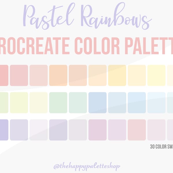 Ipad Color Palette - Etsy