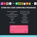 Rainbow Color Palette, Hex Codes, Rgb Codes, Procreate Swatches ...