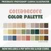 Pastel Goth Color Palette, Hex Codes, Rgb Codes, Procreate Swatches ...