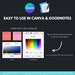Kawaii Color Palette With Hex Codes, Rainbow Color Palette, Procreate ...