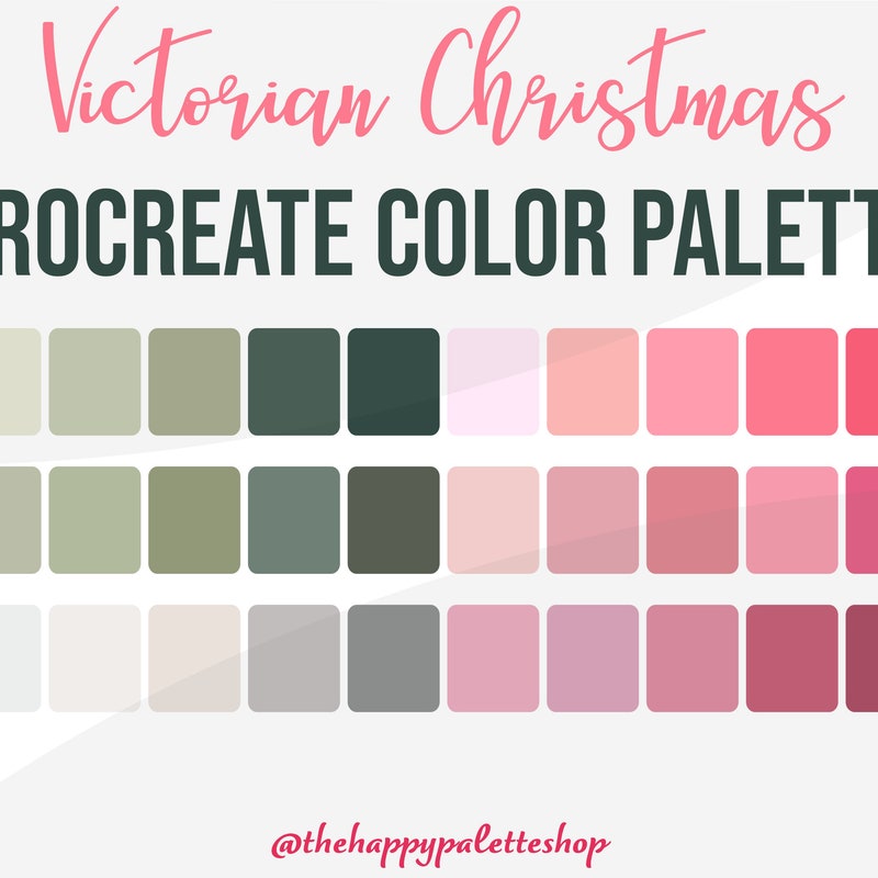 Victorian Color Palette - Etsy