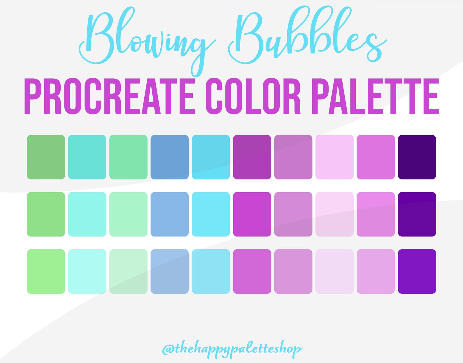 Fun Procreate Color Palette for iPad Digital Art iPad Procreate Tools ...