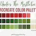 Christmas Procreate Color Palette | Lettering | Digital Art | iPad ...