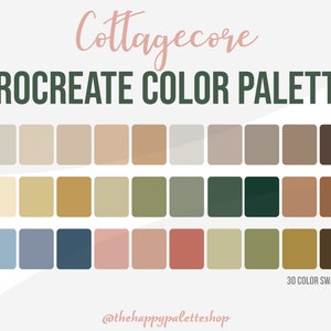 Aesthetic Procreate Color Palettes Bundle | Lettering | Digital Art ...