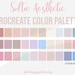 Aesthetic Procreate Palettes Bundle | Lettering | Digital Art ...