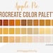 Yellow Procreate Color Palette | Lettering | Digital Art | Digital ...