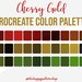 Red Procreate Color Palette | Lettering | Digital Art | Procreate ...