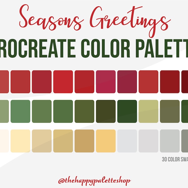 Green Palette - Etsy