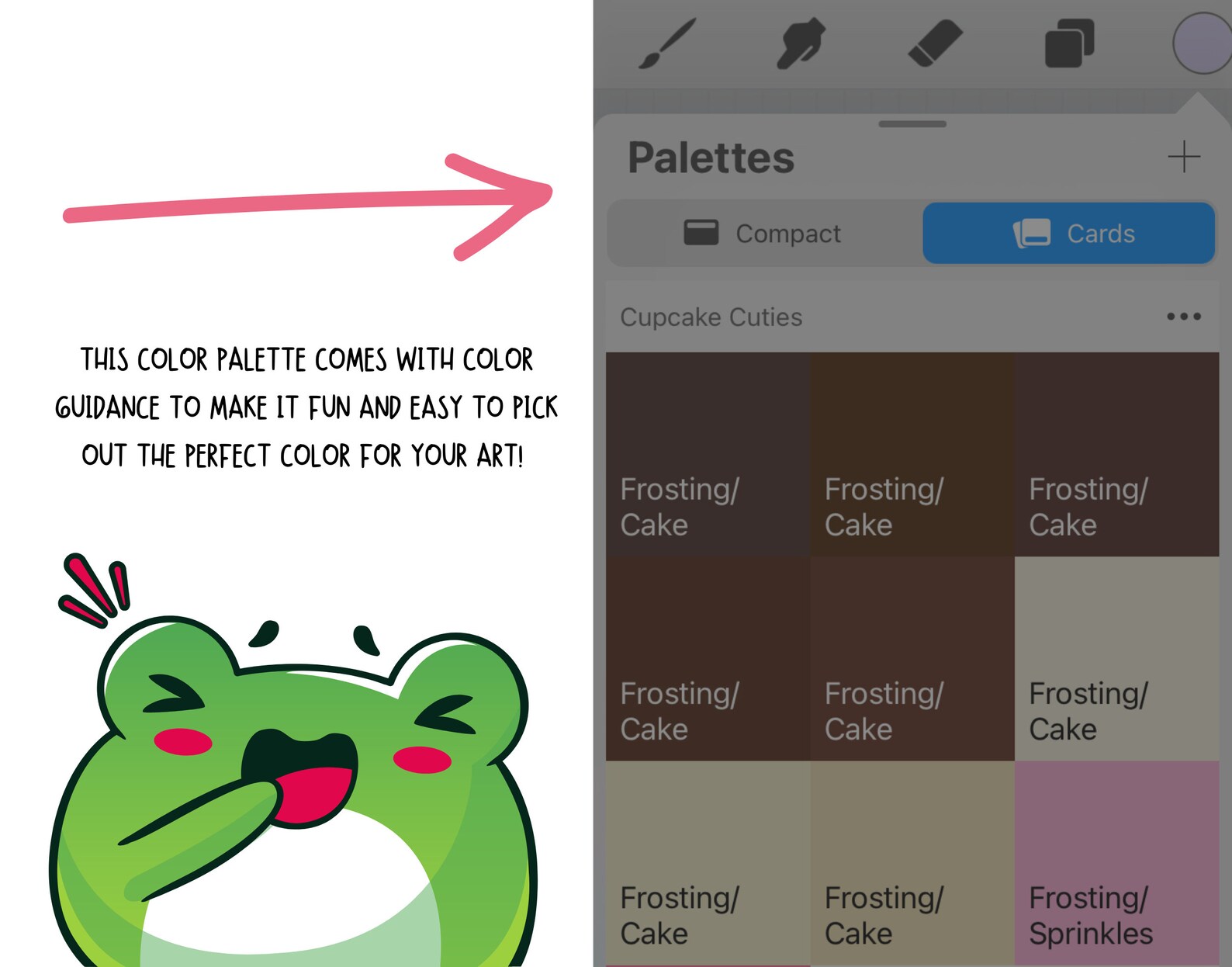 Rainbow Procreate Color Palette Lettering Digital Food Art Digital Food ...