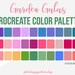 Floral Rainbow Procreate Color Palette | Summer Procreate Palette ...