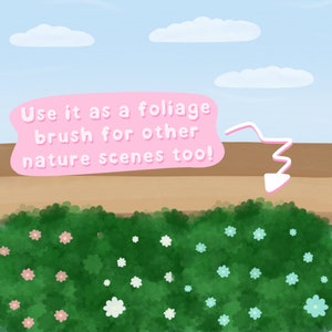 Cute Cherry Blossom Procreate Brush | Kawaii Procreate Brushes for ...