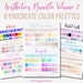 Aesthetic Procreate Palettes Bundle Lettering Digital Art Illustration ...