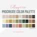 Orange Procreate Color Palette iPad Procreate Lettering Digital Art ...