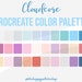 Cloudcore Aesthetic Procreate Color Palette | Lettering | Digital Art ...
