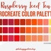 Red Procreate Color Palette | Lettering | Digital Art | Illustration ...