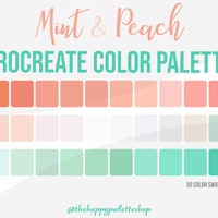 Pink Procreate Color Palette Bundle Lettering Digital Art ...