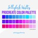 Summer Procreate Color Palette | Lettering | Digital Art | Illustration ...
