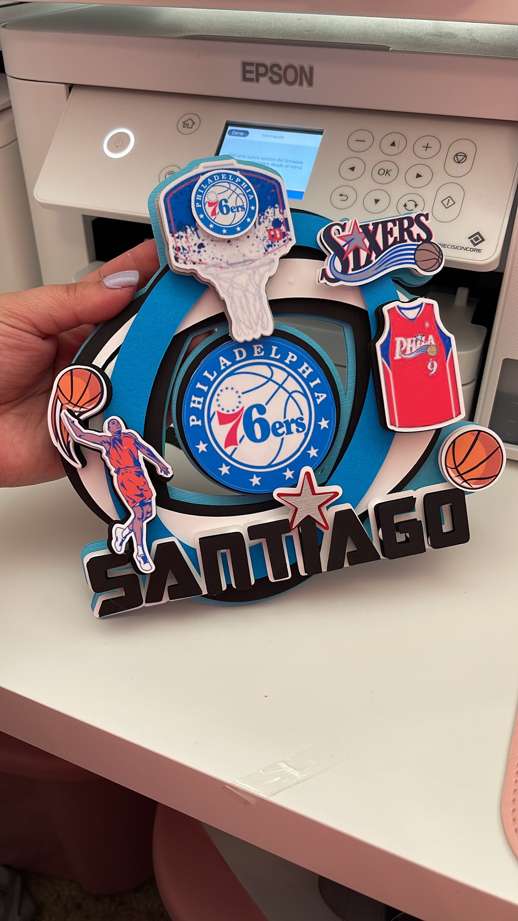 Sixers Cake Topper - Etsy