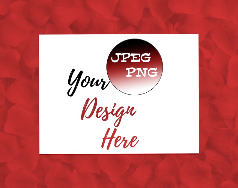 Red Roses Mockup, Card Template, Envelope, Digital Mock Ups, Printables ...