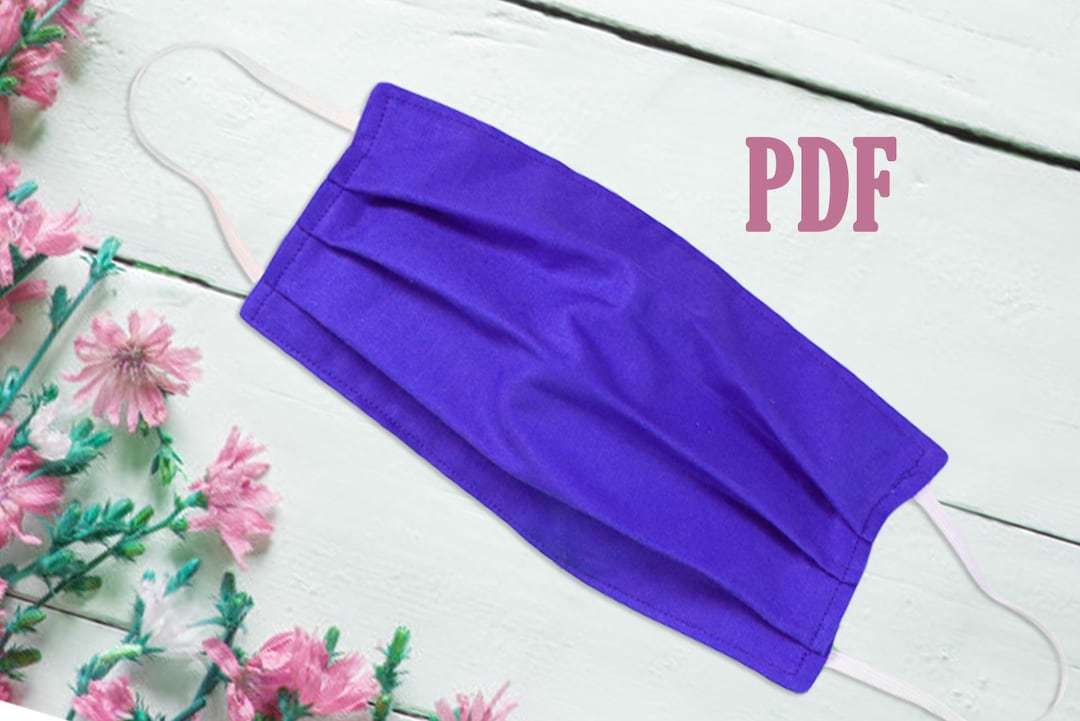 Face Mask Pattern PDF, Face Mask Pattern Instant Download, DIY Mask ...
