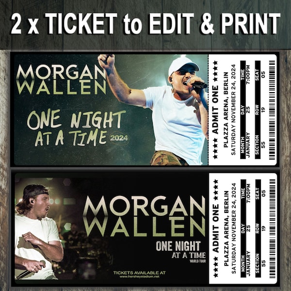 Morgan Wallen Concert Poster - Etsy