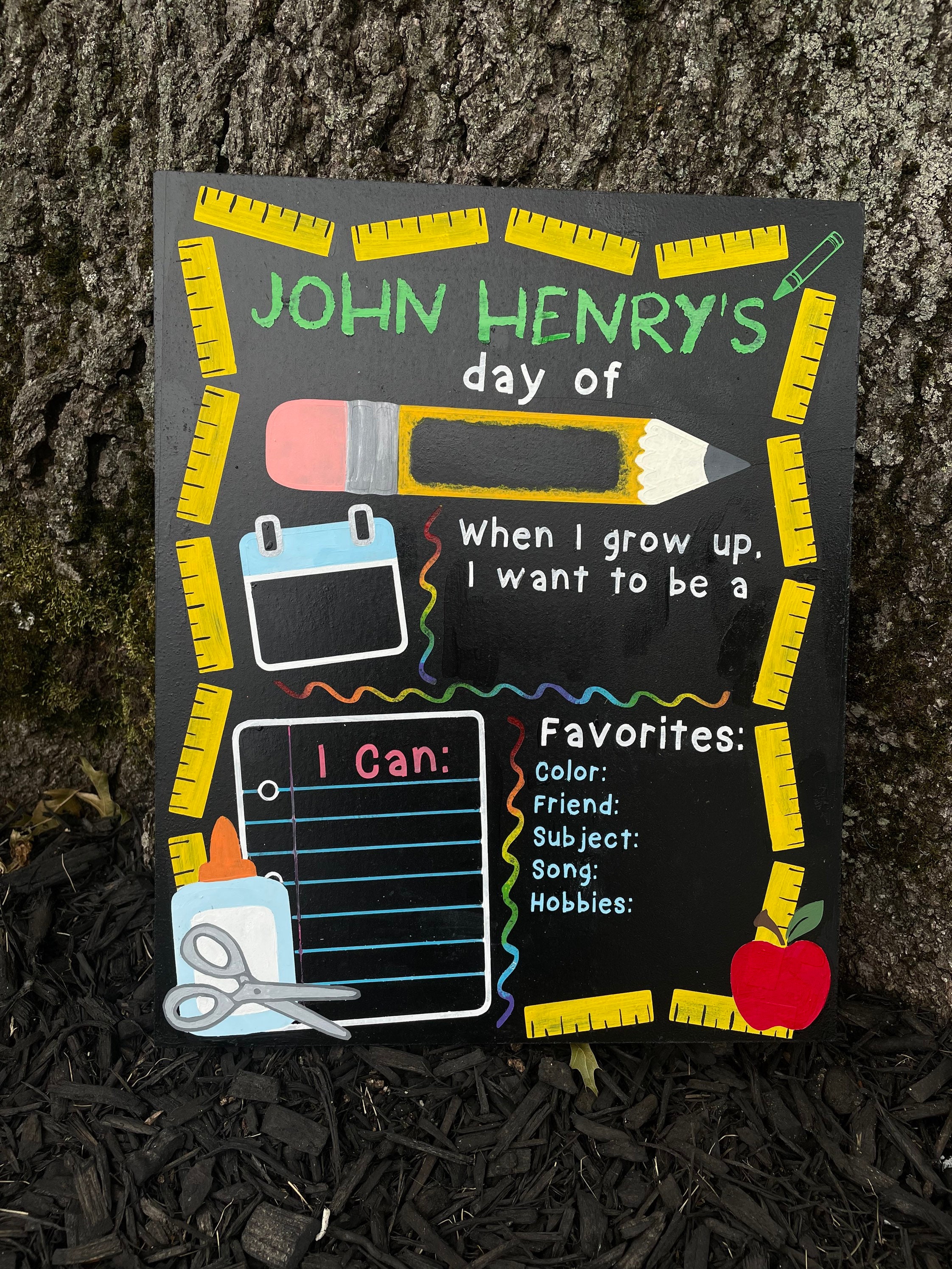 First/last Day of School Chalkboard - Etsy