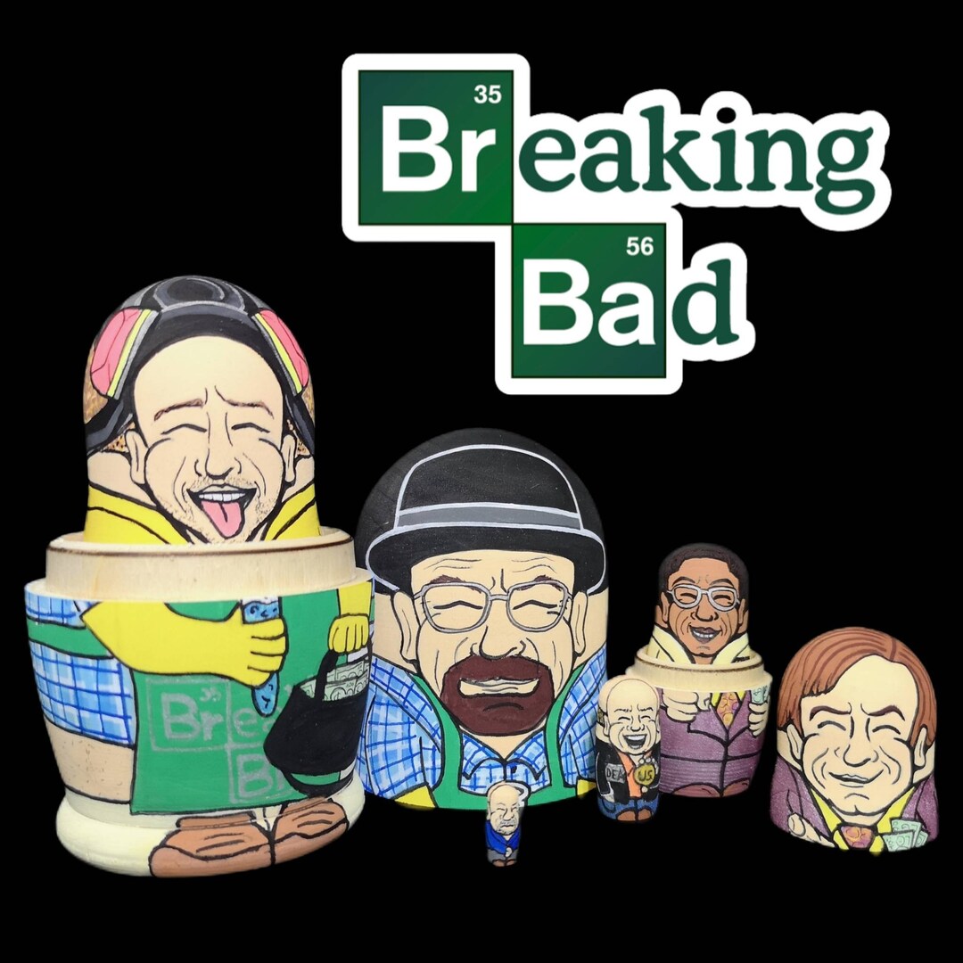 BREAKING BAD Nesting Dolls Set Feel Good Art Handpainted - Etsy