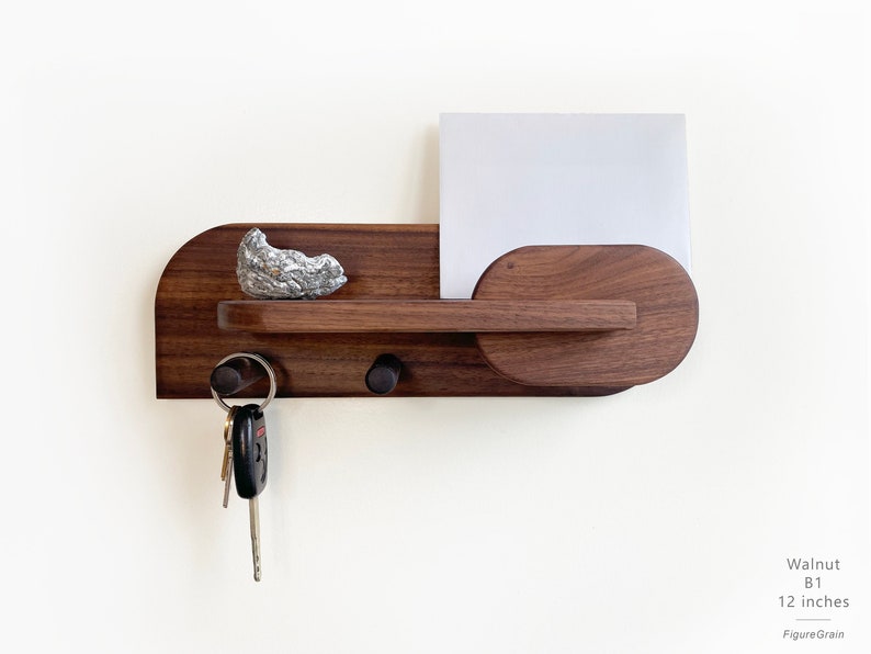 Small Entryway Organization Key Holder Wall Mount Coat Rack - Etsy