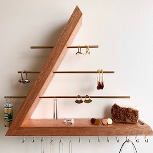Necklace ring and earring holder store