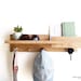 Modern Entryway Organizer, Key Holder, Wall Mount Coat Rack With Shelf ...