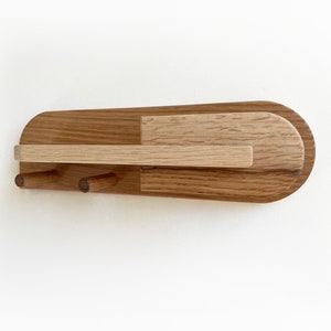 Small Entryway Organization, Key Holder, Wall Mount Coat Rack With ...