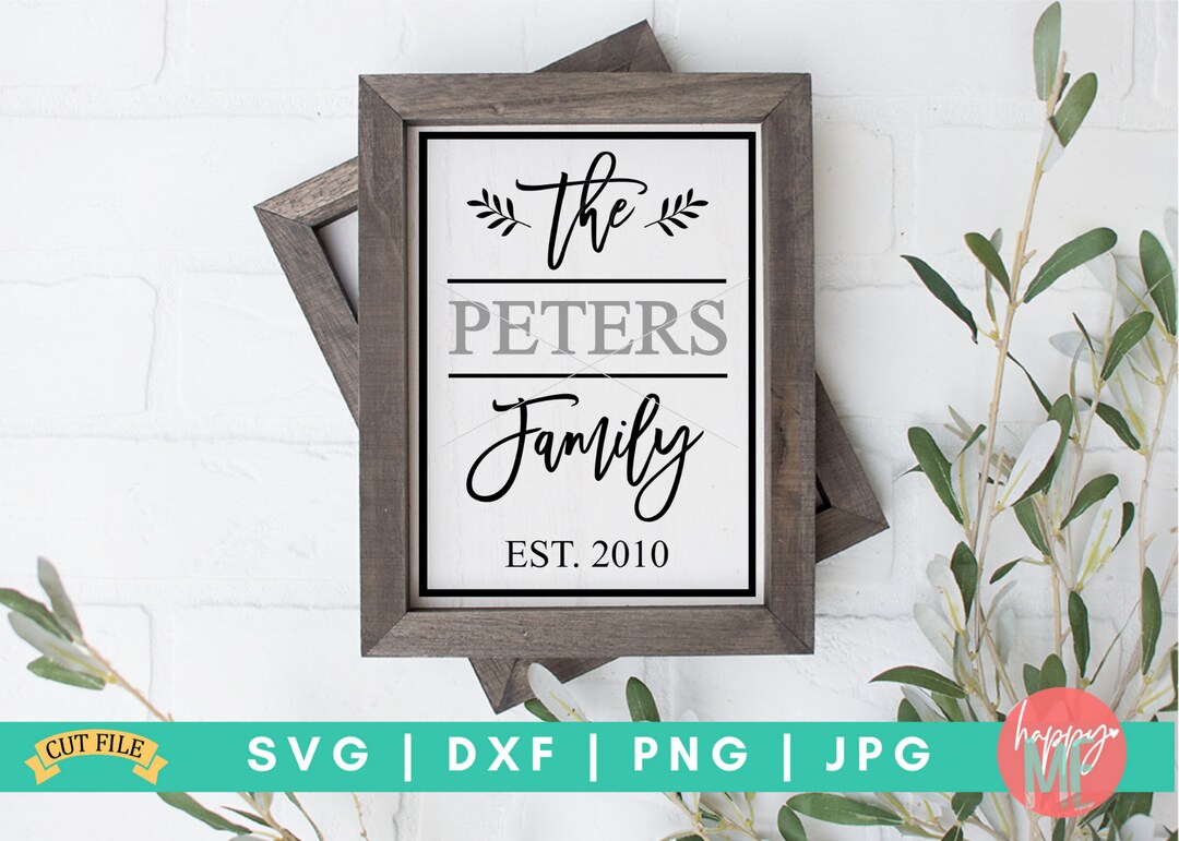 Last Name Sign SVG, Family Name Sign Svg, Porch Signs Svg, Welcome SVG ...