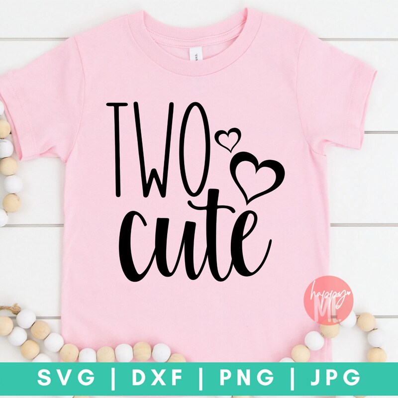 Two Cute Svg - Etsy