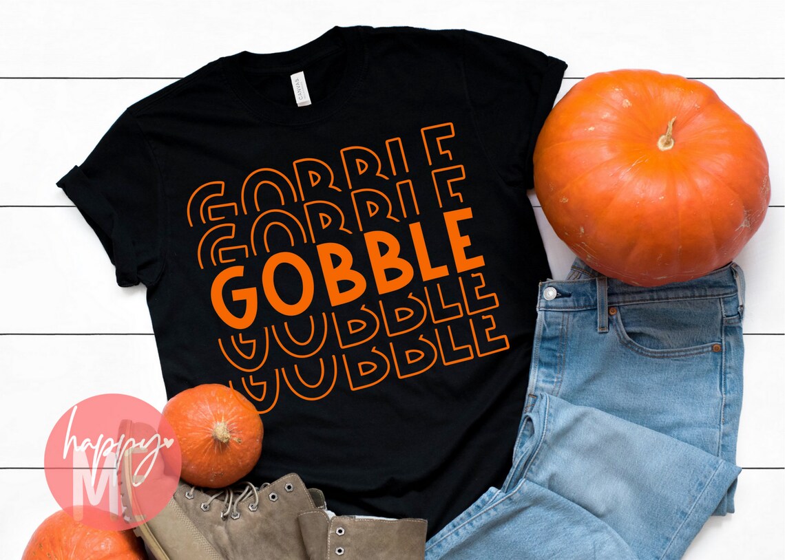Gobble SVG Wobble SVG Halloween SVG Files Dxf and Png - Etsy