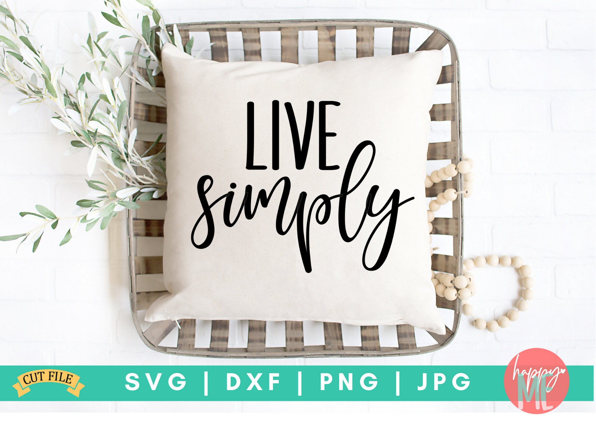 Live Simply SVG Blessed SVG Inspirational SVG Rustic svg | Etsy