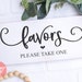 Favors Please Take One SVG, Favours SVG, Favors Sign Wedding Svg ...