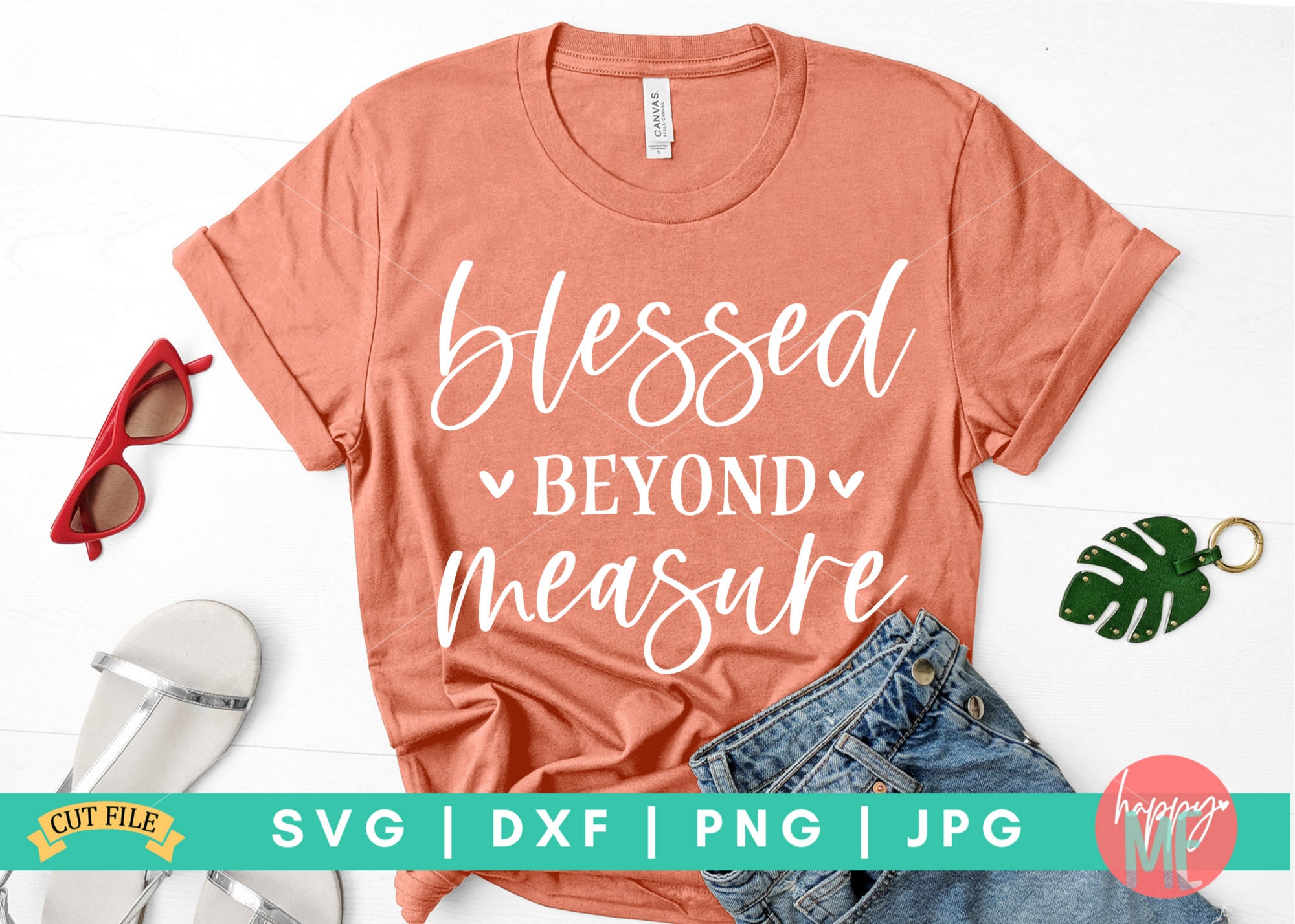 Blessed Beyond Measure SVG Blessed SVG Dxf and Png Instant - Etsy