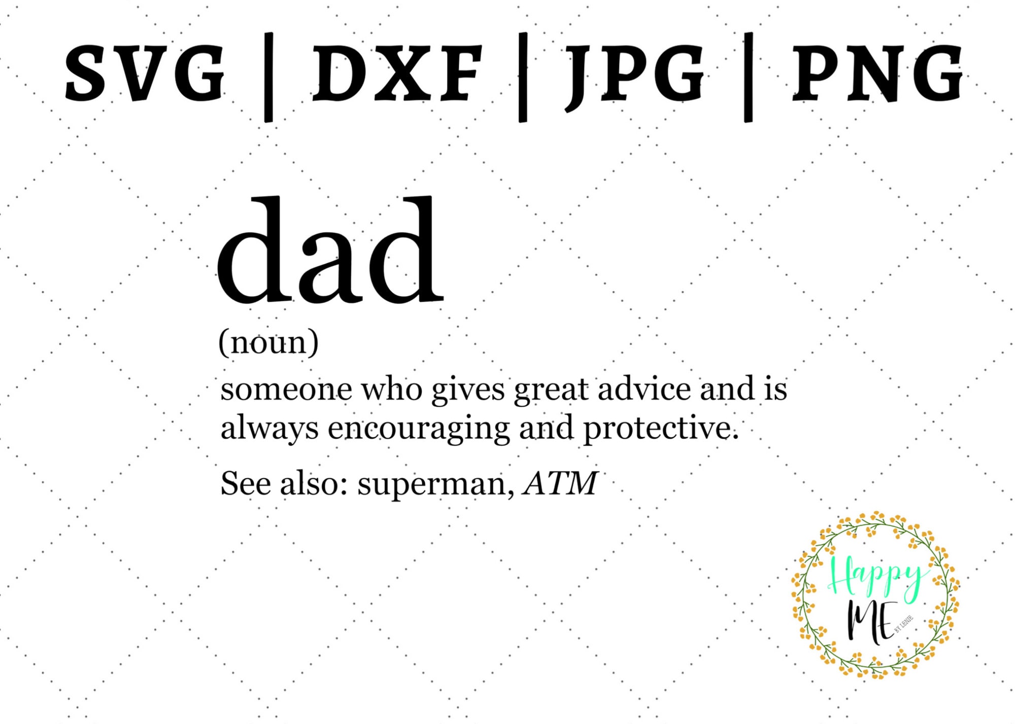 Dad Definition SVG Día del padre Svg Best Dad Ever SVG Dad - Etsy España